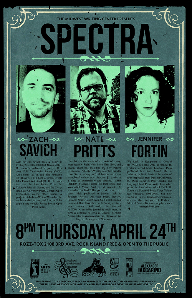 SPECTRA Reading Series – Midwest Writing Center