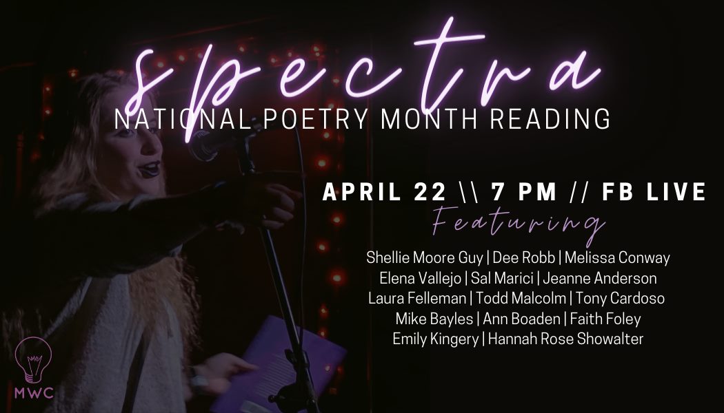 SPECTRA Reading Series – National Poetry Month Virtual Reading Thurs. 4 ...
