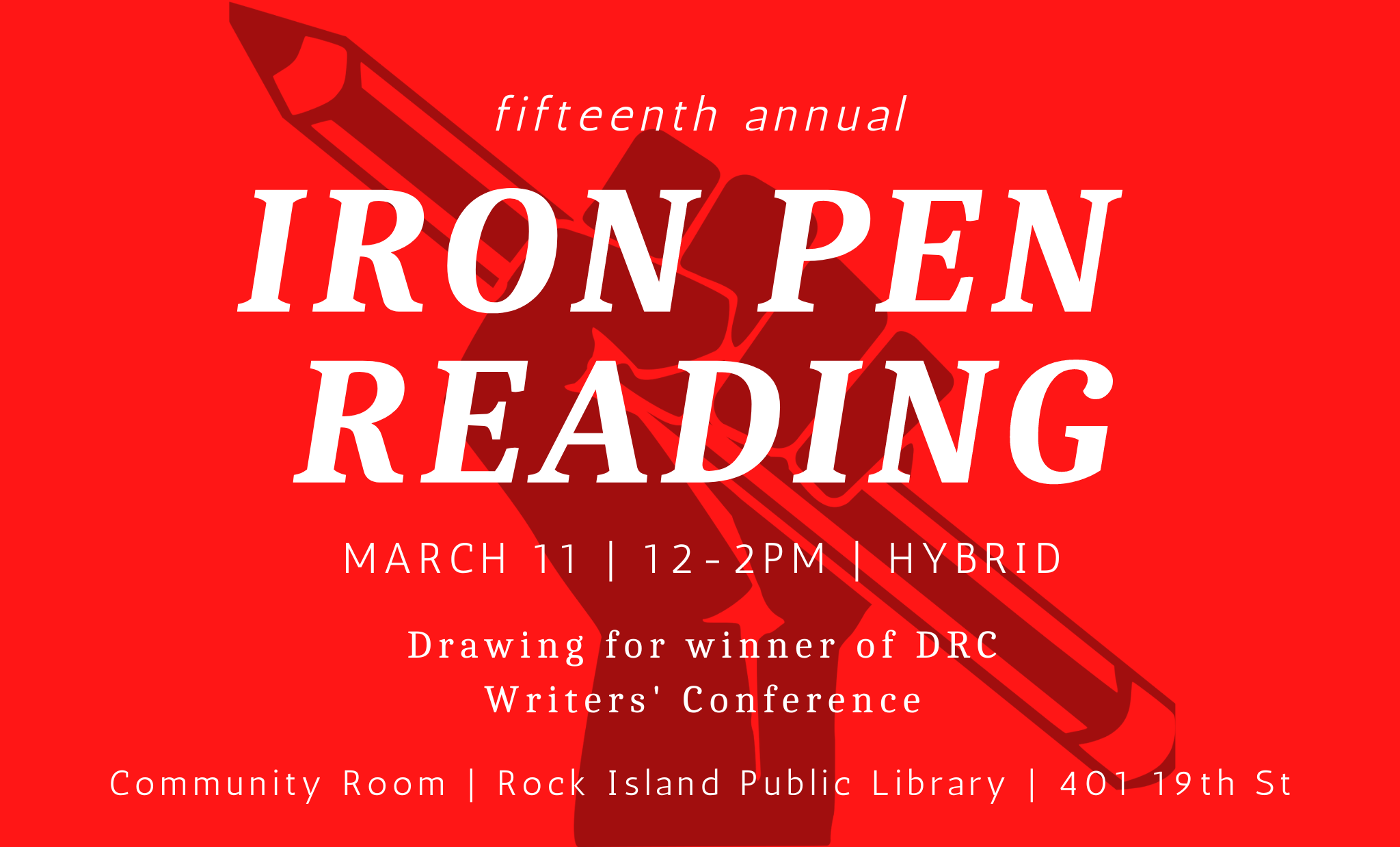 Announcing the Winners of Iron Pen XV – Midwest Writing Center